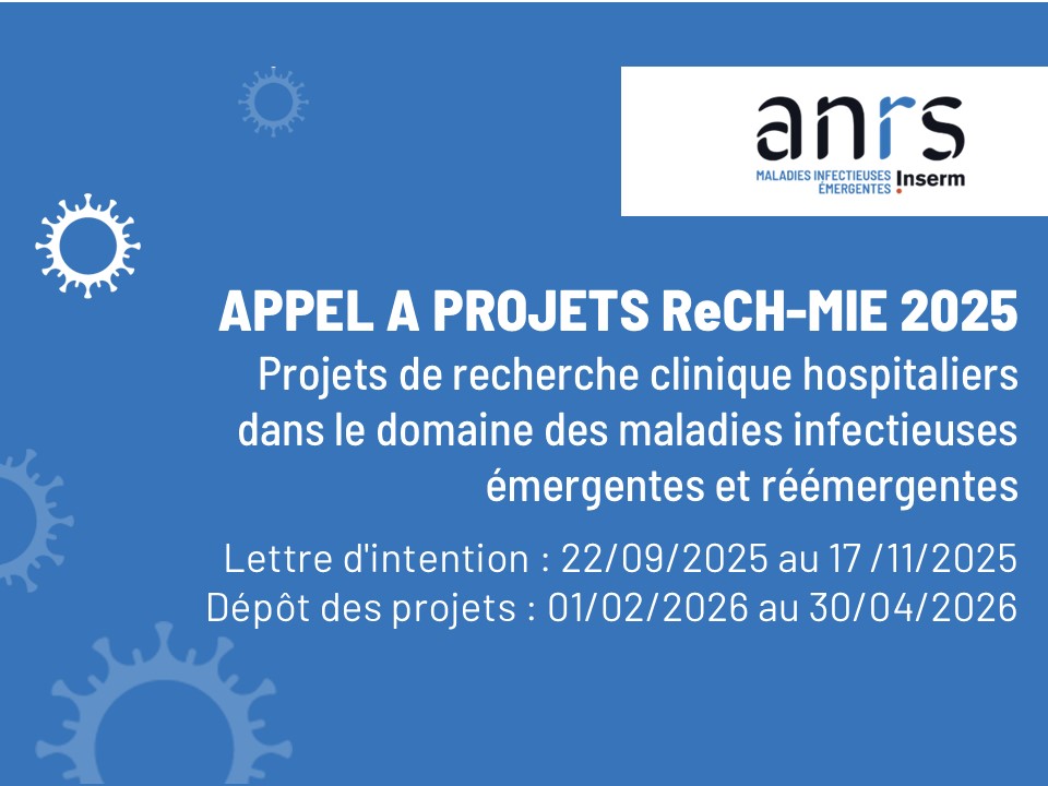 Appel à projets ReCH-MIE 2025 - ANRS MIE